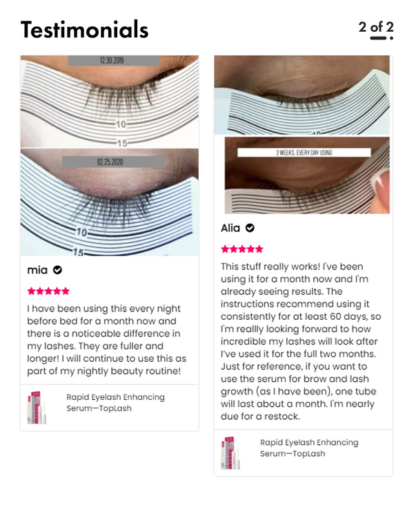 Toplash lash and brow booster XL — 6ml – Toplash Cosmetics