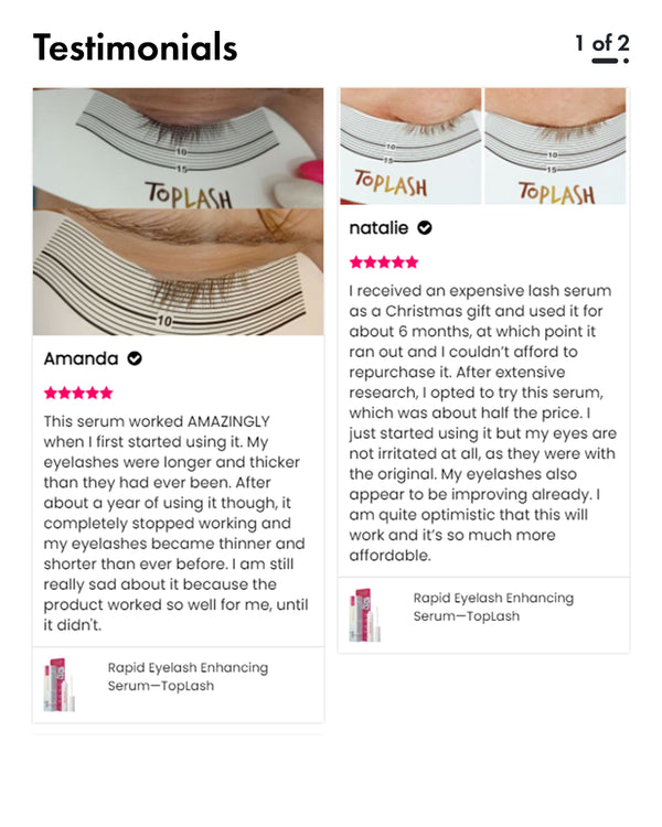 Toplash lash and brow booster XL — 6ml – Toplash Cosmetics